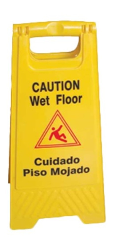 LETRERO PARA PISO DE PRECAUCION PLEGABLE — Cavimex